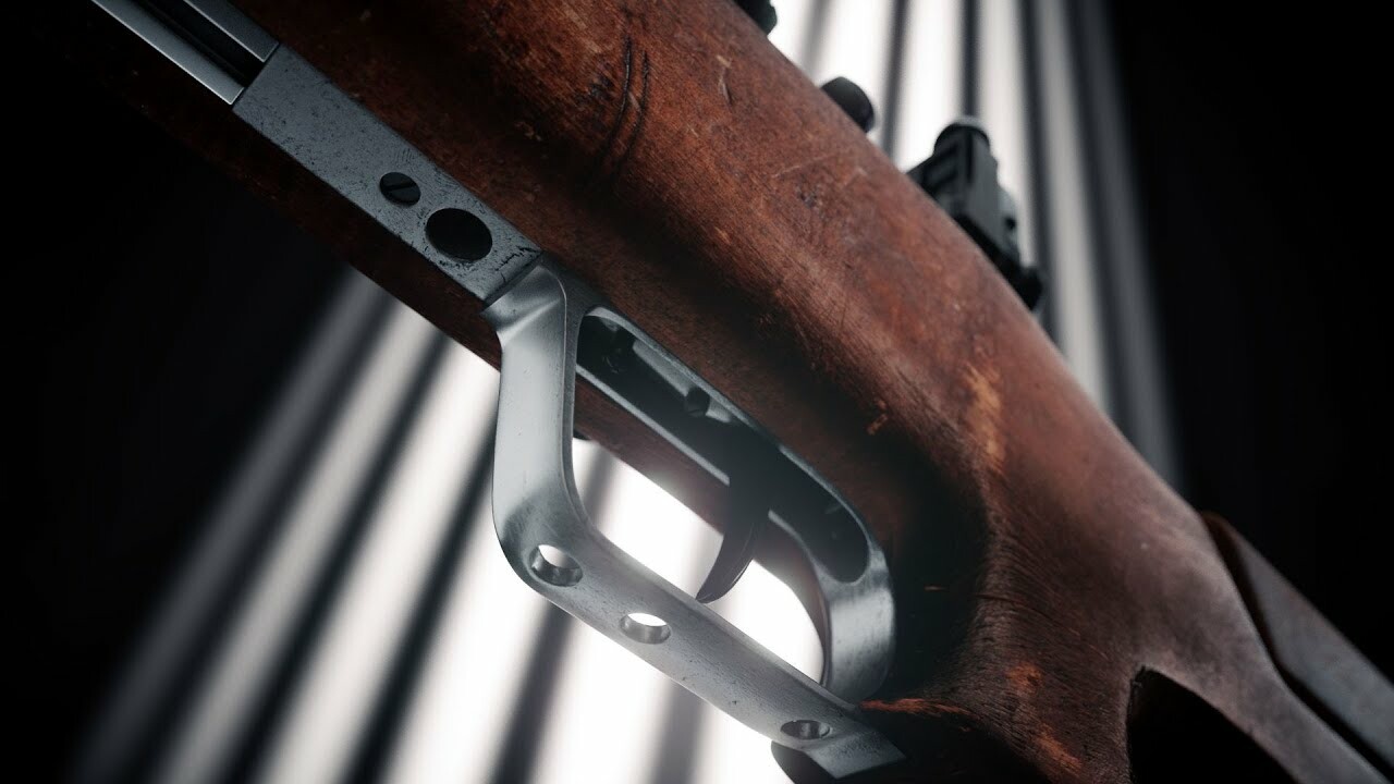 ArtStation - USSR Sport Rifle .22 caliber "Ural-5-1"