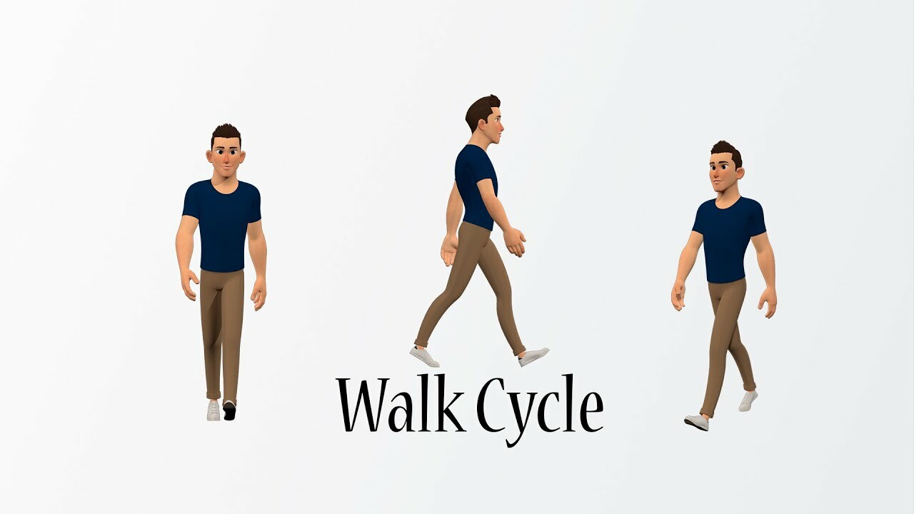 ArtStation - Walk Cycle Animation