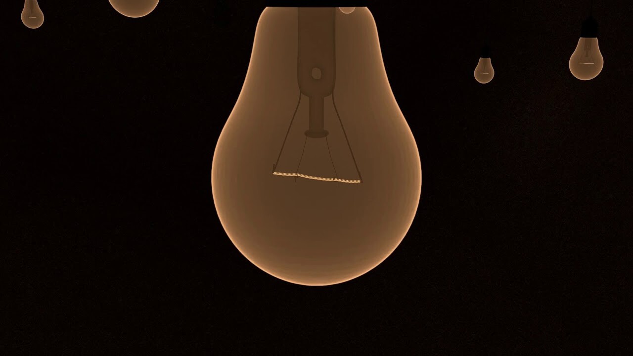 ArtStation - 3D lightbulb animation