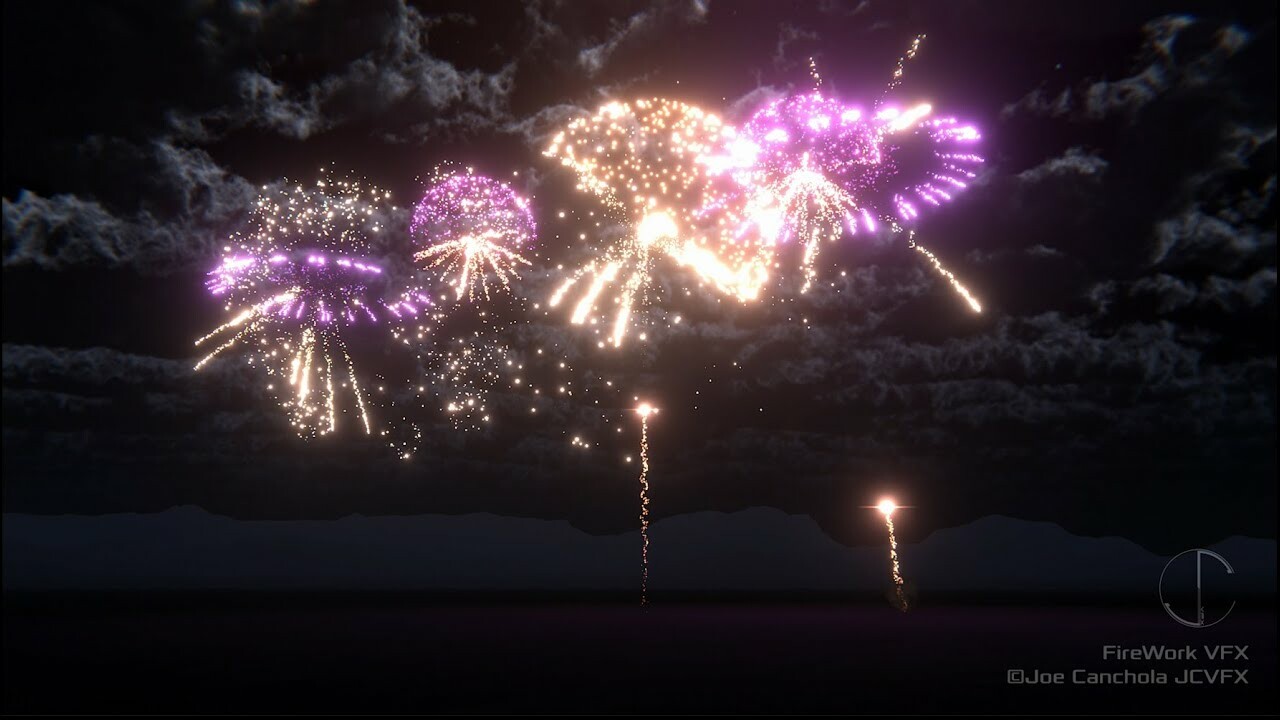 ArtStation - Firework vfx