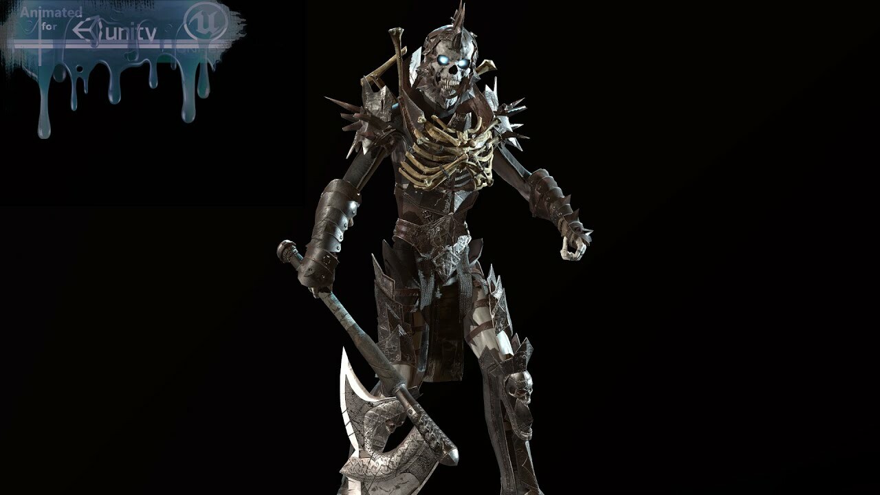 ArtStation - Skeleton2 for pack