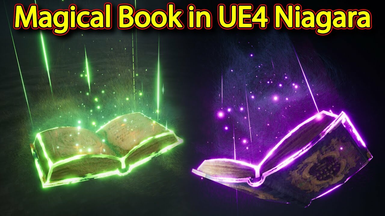 ArtStation - Magical Book Effect | Unreal Engine Niagara Tutorials ...