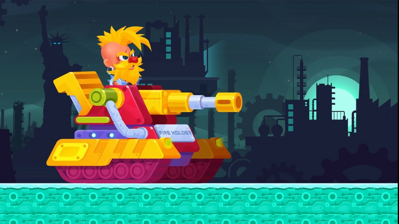 ArtStation - Spine Animation - Tank (The Bombard Game).