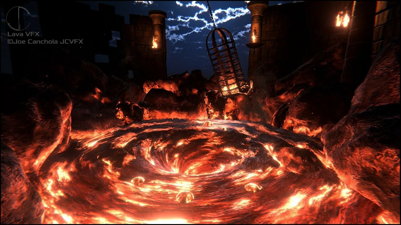 ArtStation - Lava VFX V2 (WIP)