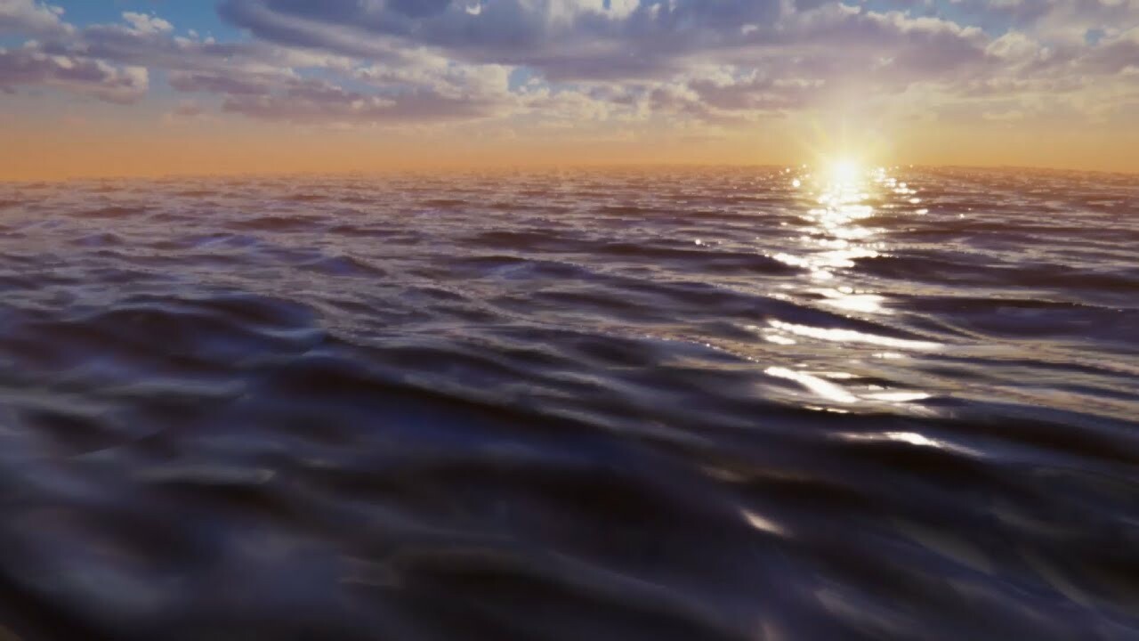 ArtStation - Ocean test in Unity 2019.4 - HDRP mode - Shader Graph ...