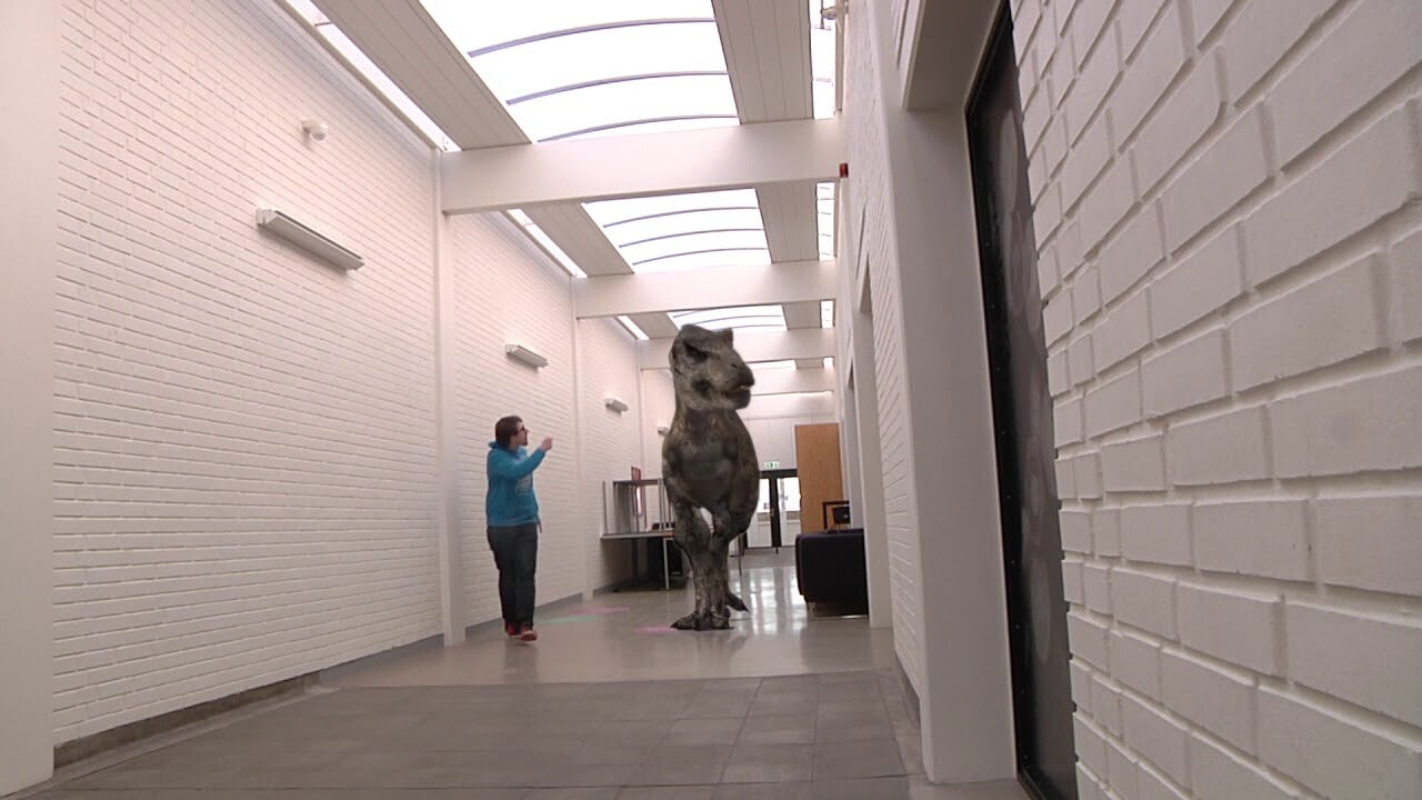 ArtStation - VFX T-rex walking with dinosaurs