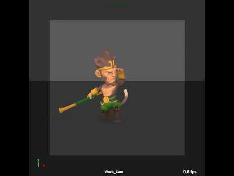 ArtStation - Monkey Idle