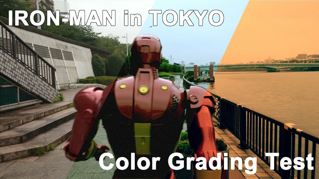 ArtStation - "IRON-MAN in TOKYO" color grading test