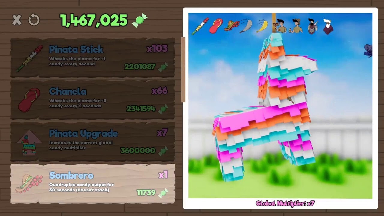 ArtStation - Pinata Clicker - IGDA Summer 2020 Game Jam Winner