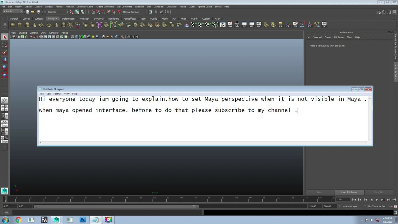 ArtStation - maya tutorial to set grid