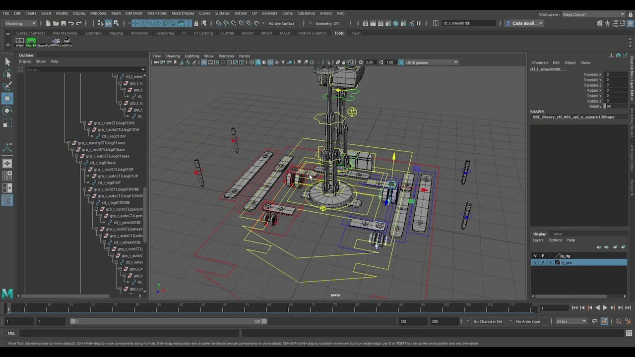 ArtStation - Crane rig and animation