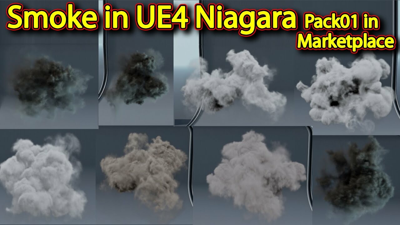 ArtStation - Smoke in UE4 Niagara Pack01 in Unreal Engine Marketplace