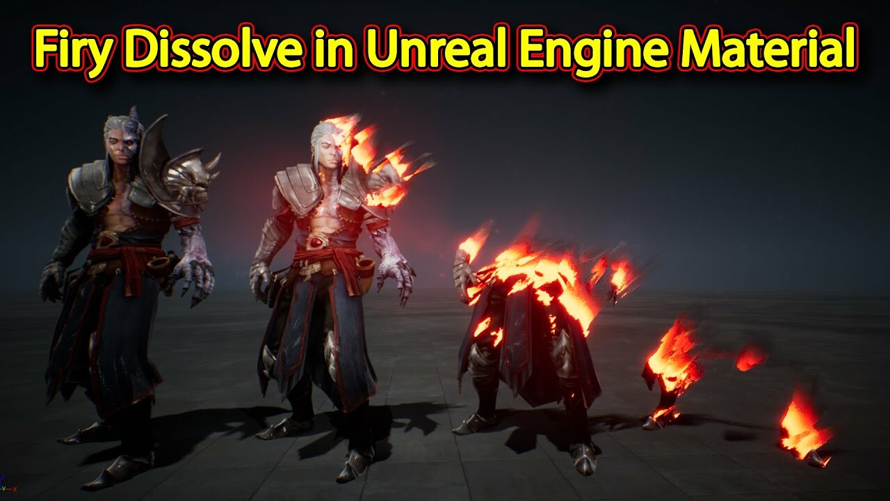 ArtStation - Firy Dissolve Effect in Unreal Engine Material Editor