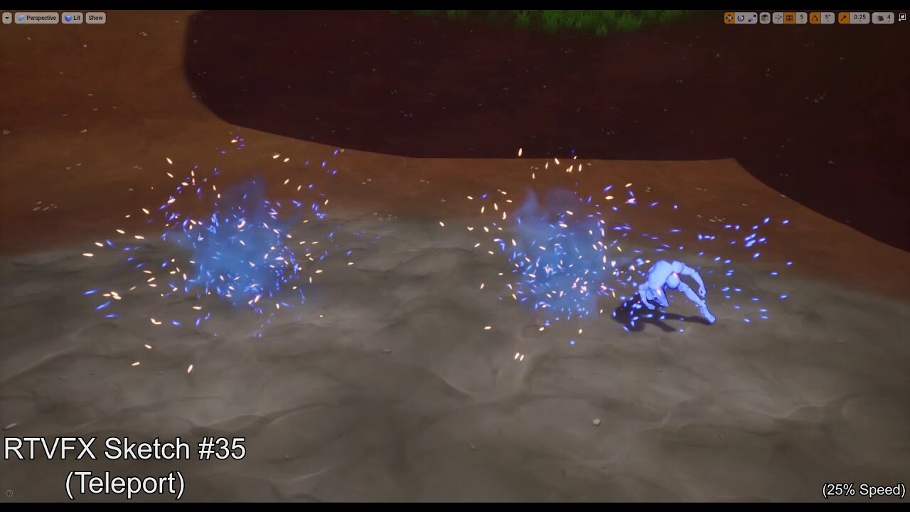 ArtStation - VFX Sketch: Teleport