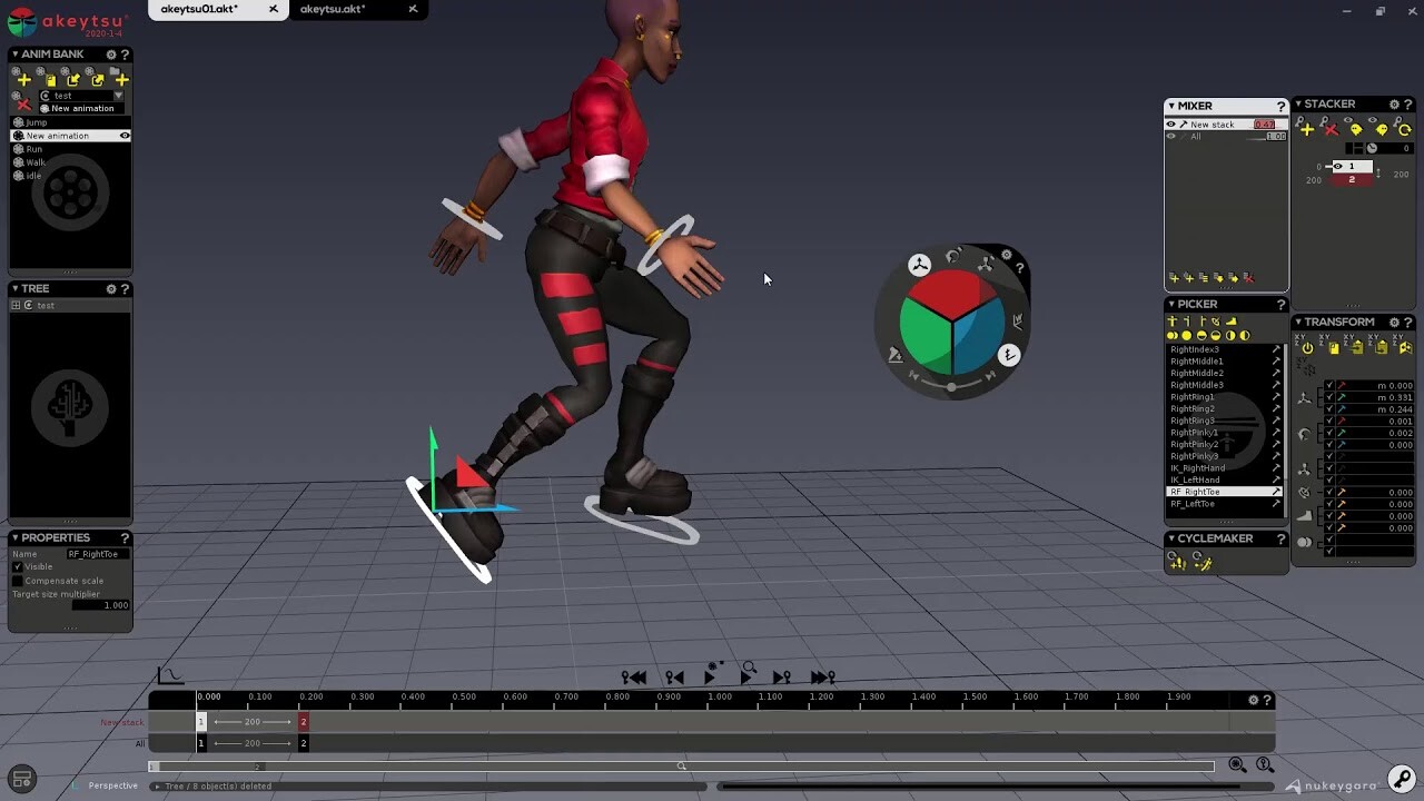 ArtStation - akeytsu 3D characters animation Tutorial 03