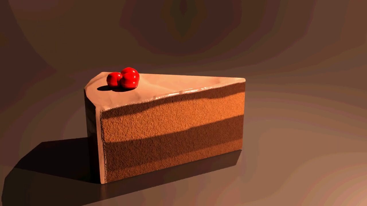 ArtStation - Stylised Cake