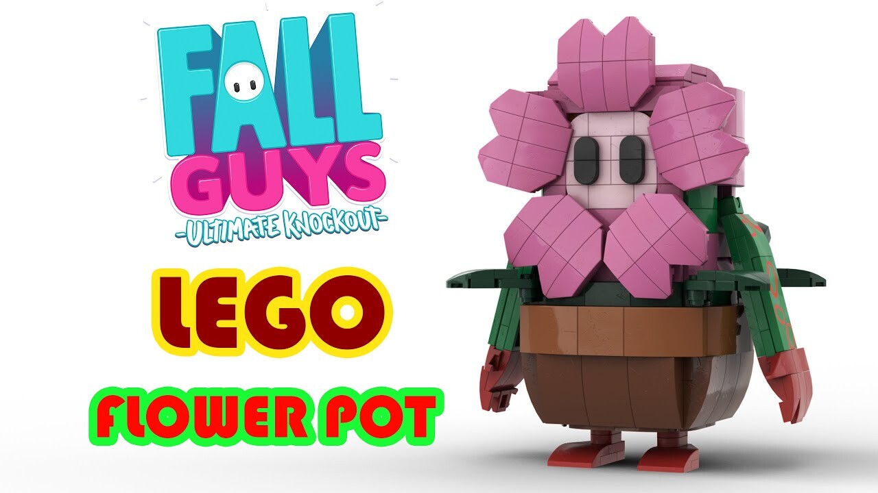 ArtStation - FALL GUYS LEGO : Flower Pot Skin MOC