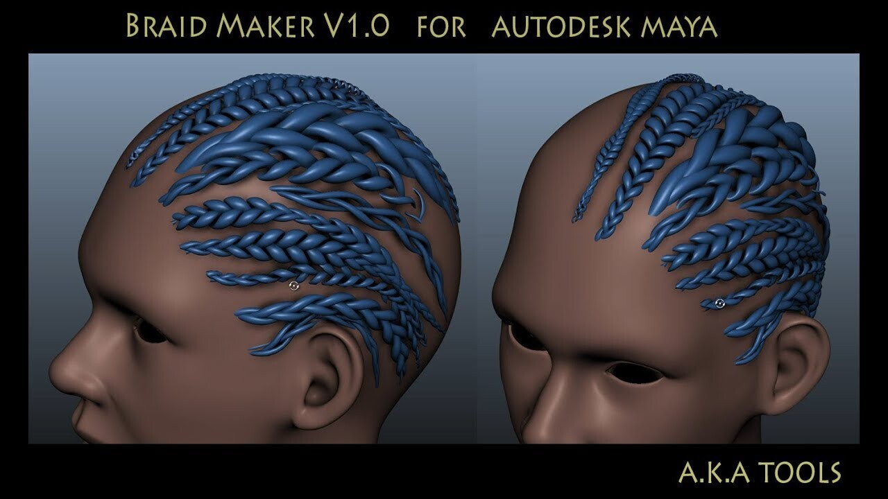 ArtStation - BraidMaker Tool - Procedural Braids creation tool ...