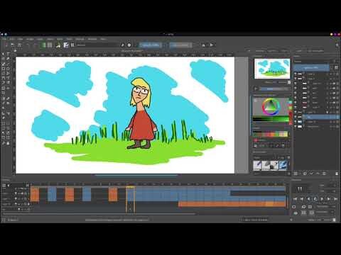 ArtStation - Screaming Girl - frame by frame animaiton