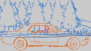 ArtStation - Car Ride at Night