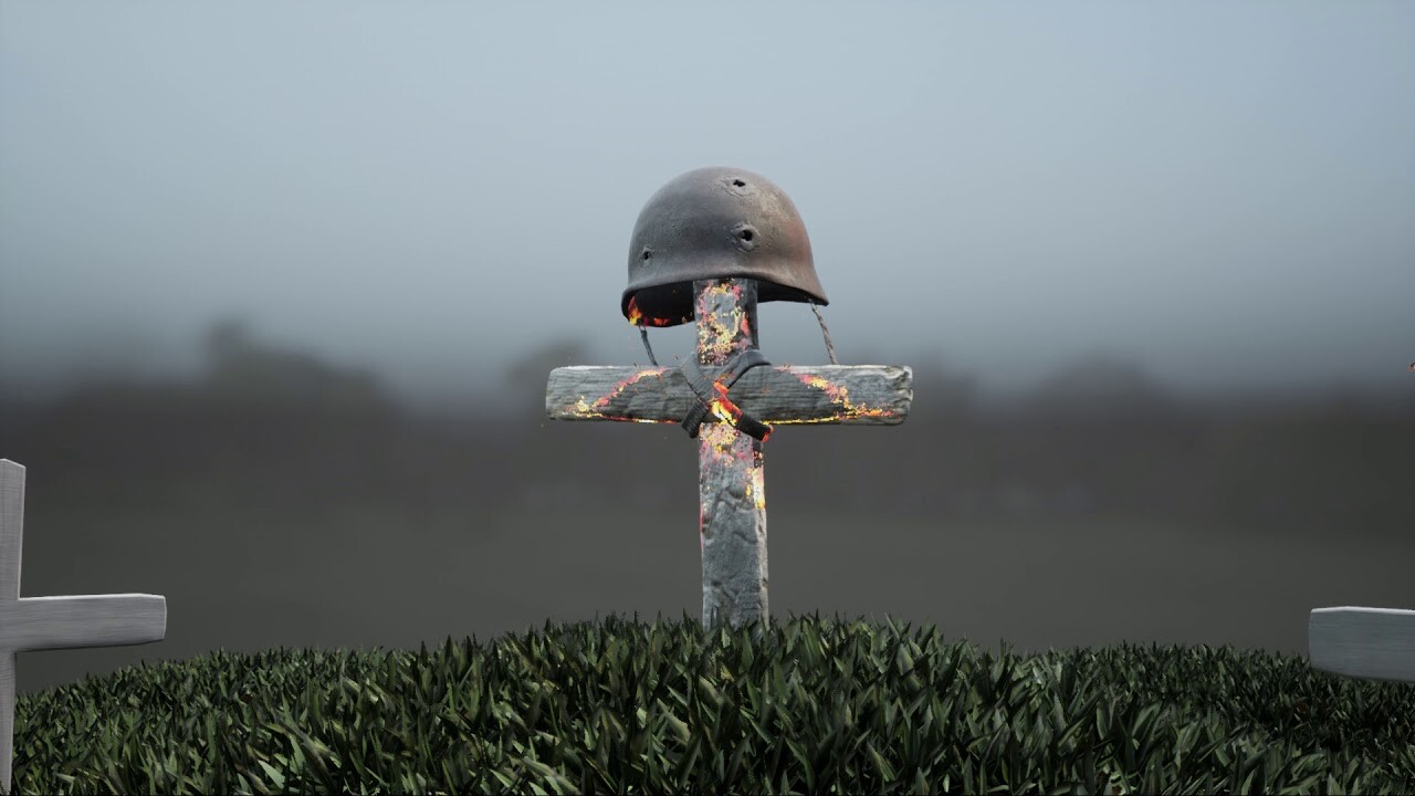 ArtStation - World War II Soldier Memorial