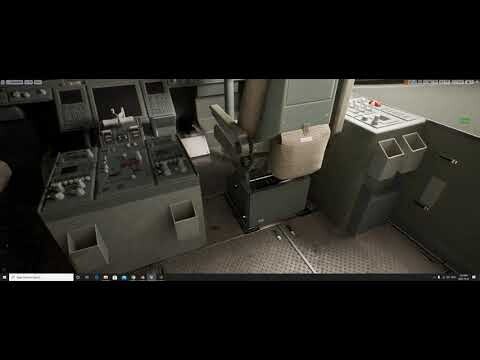 ArtStation - Airplane project using Unreal Engine with Raytraced