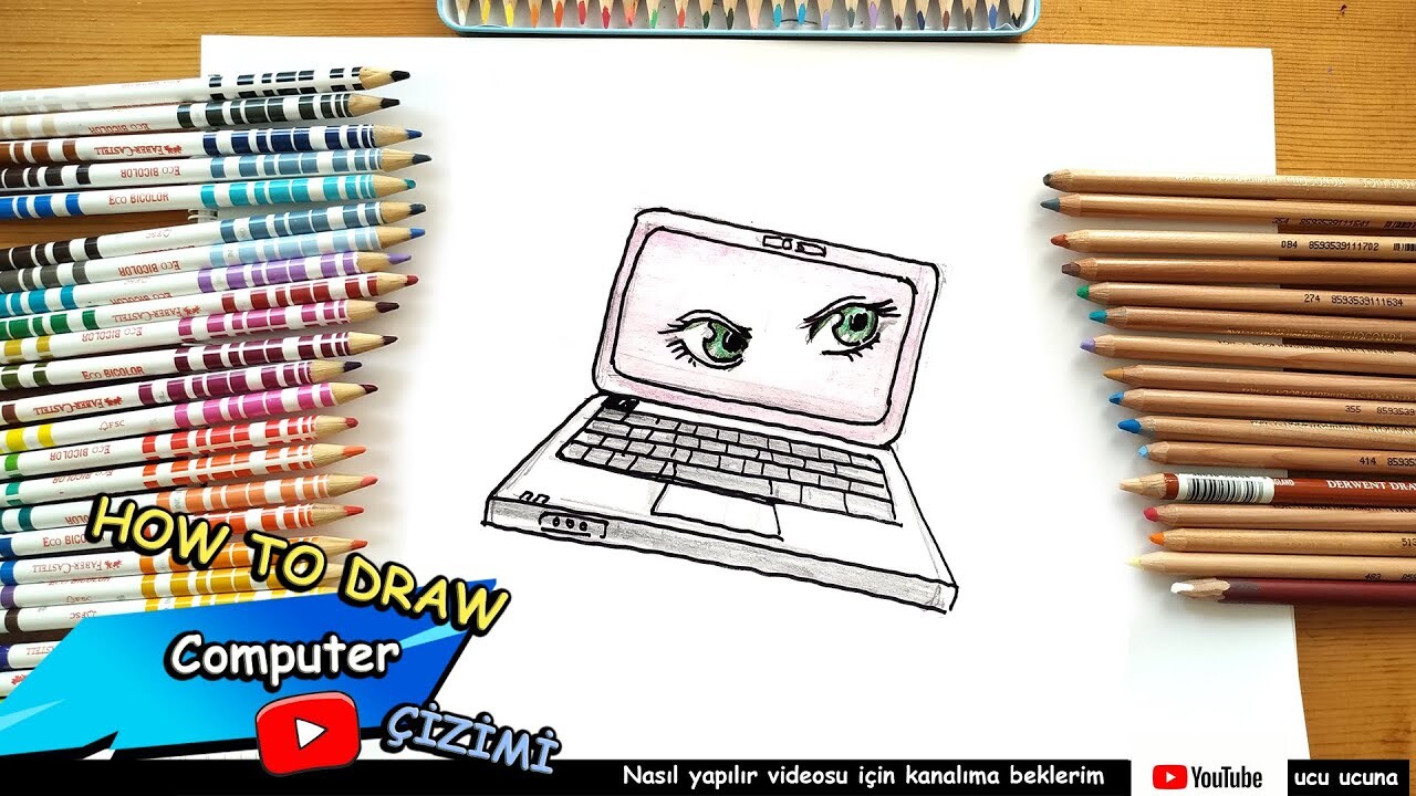 ArtStation - How To Draw A Laptop Computer Easy and Fun