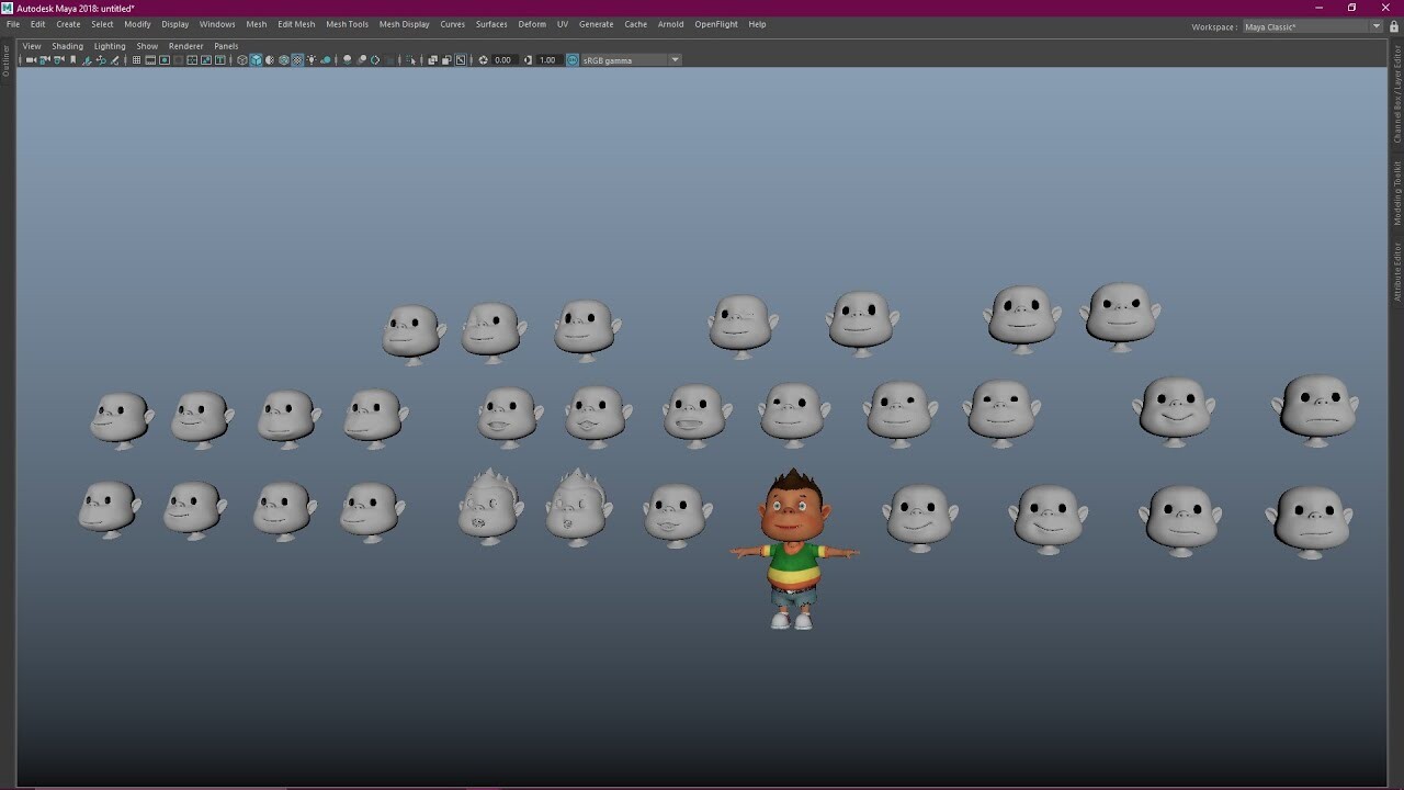 ArtStation - Cartoon Character rig