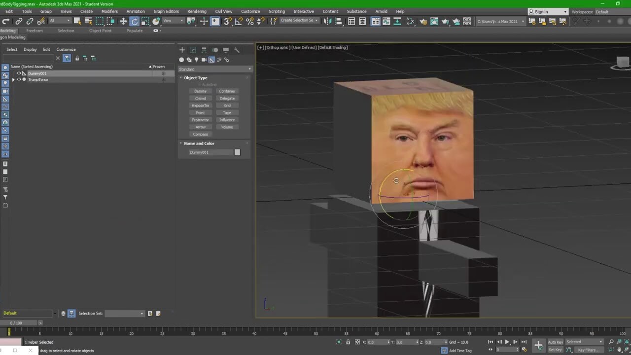 ArtStation - Hard Body Rigging (3ds Max)