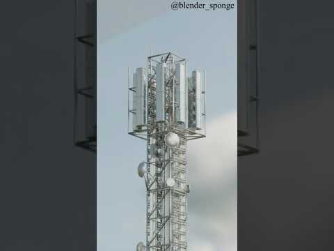 ArtStation - Cell Tower Clay Render Animation