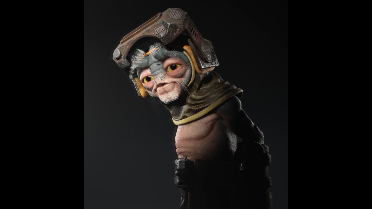 ArtStation - Babu Frik (from the Rise of Skywalker) Real-Time Model in ...
