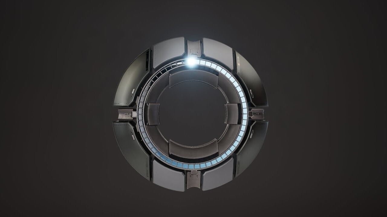 ArtStation - Sci-fi Tron Inspired Disk