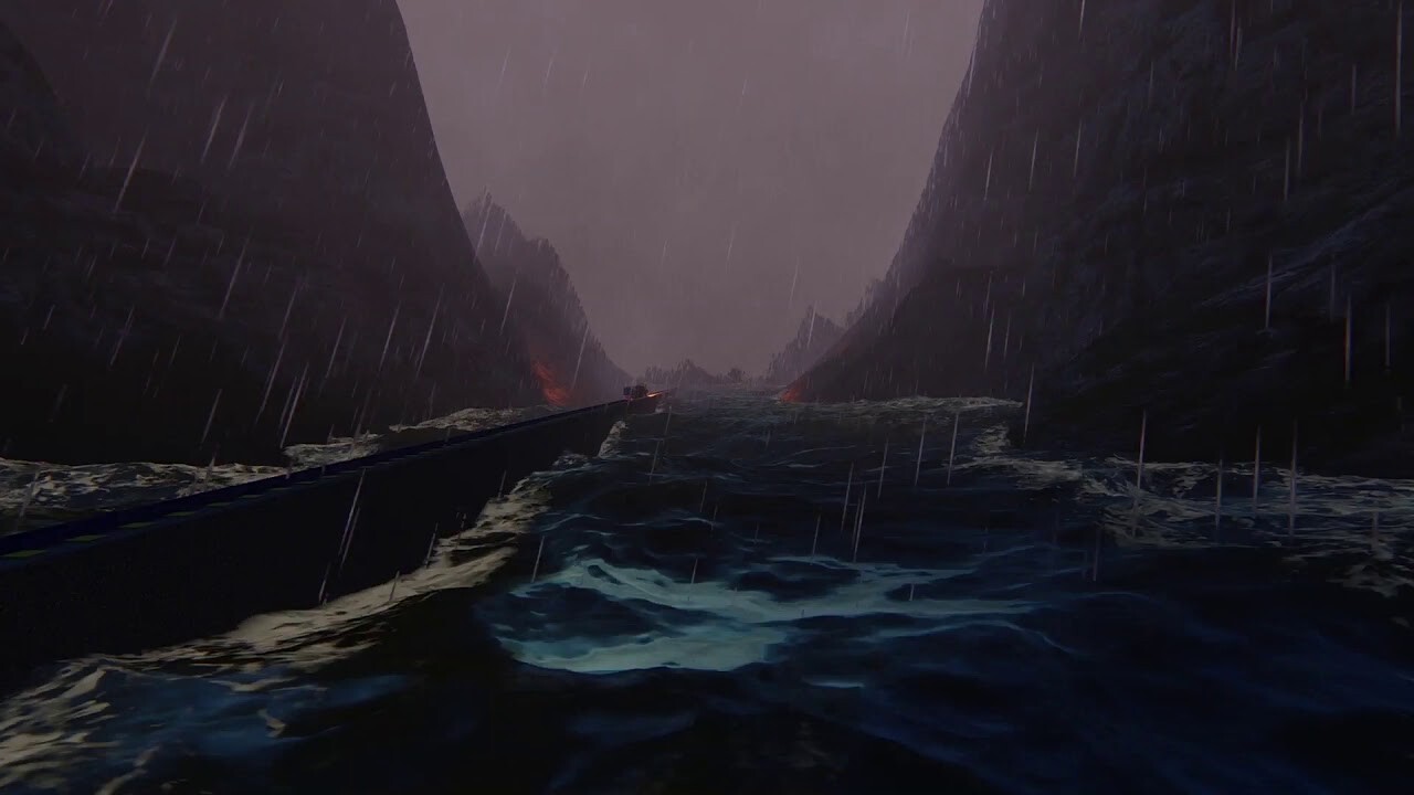 ArtStation - train scene