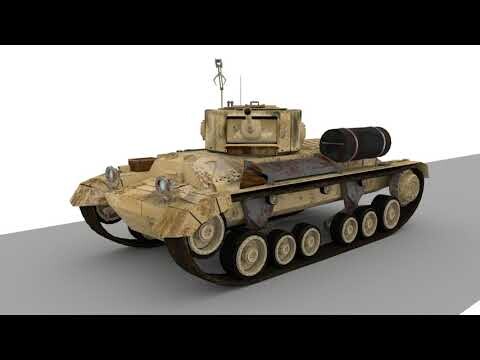 ArtStation - Tank 3D Model