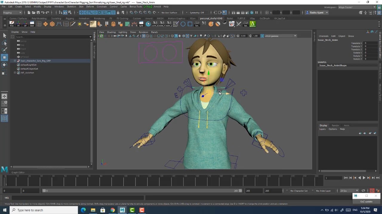 ArtStation - Manual character rigging