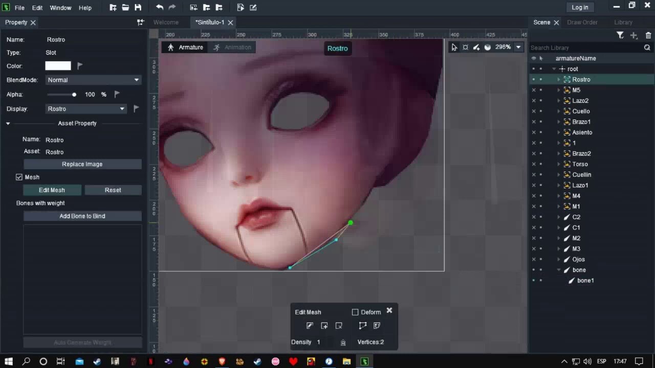 ArtStation - Angela Scream Doll Splash Art Animation- Fanart