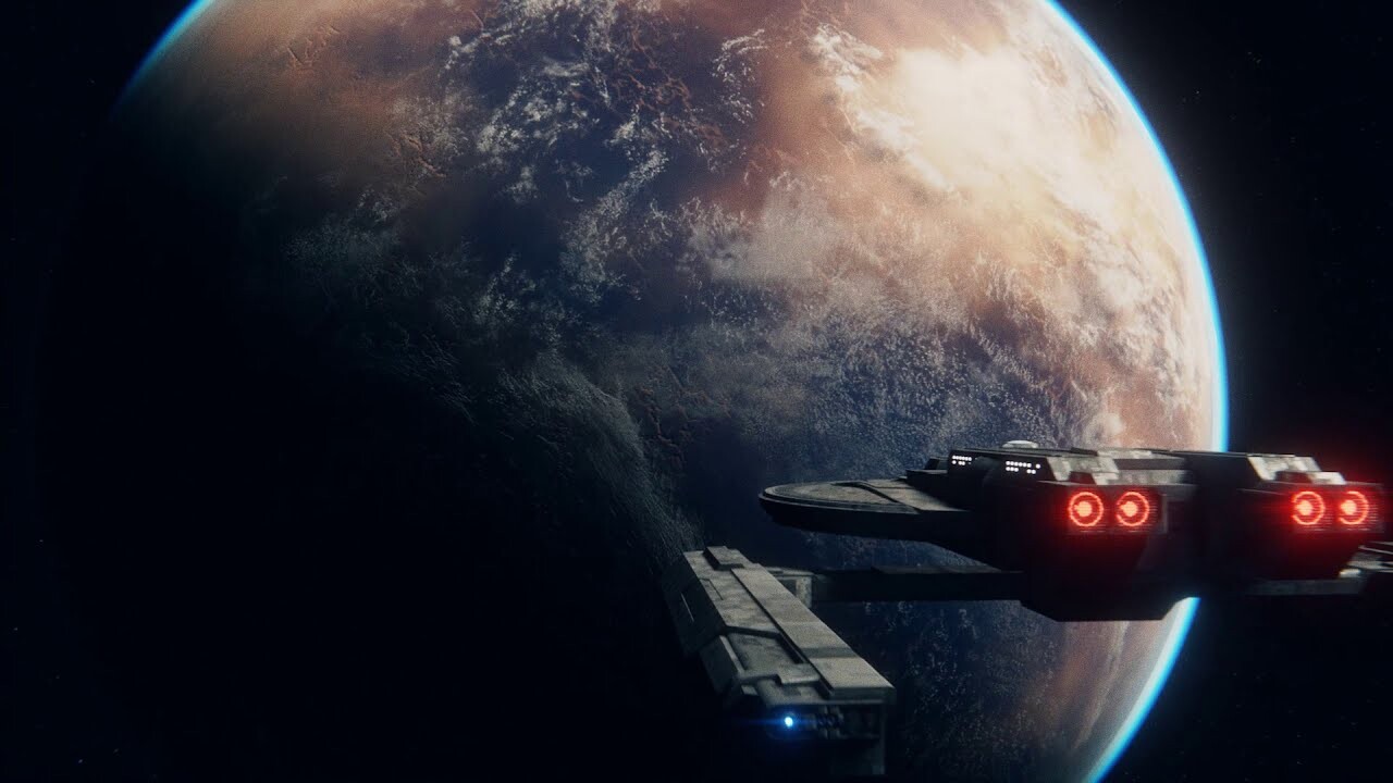 ArtStation - Starship test animation