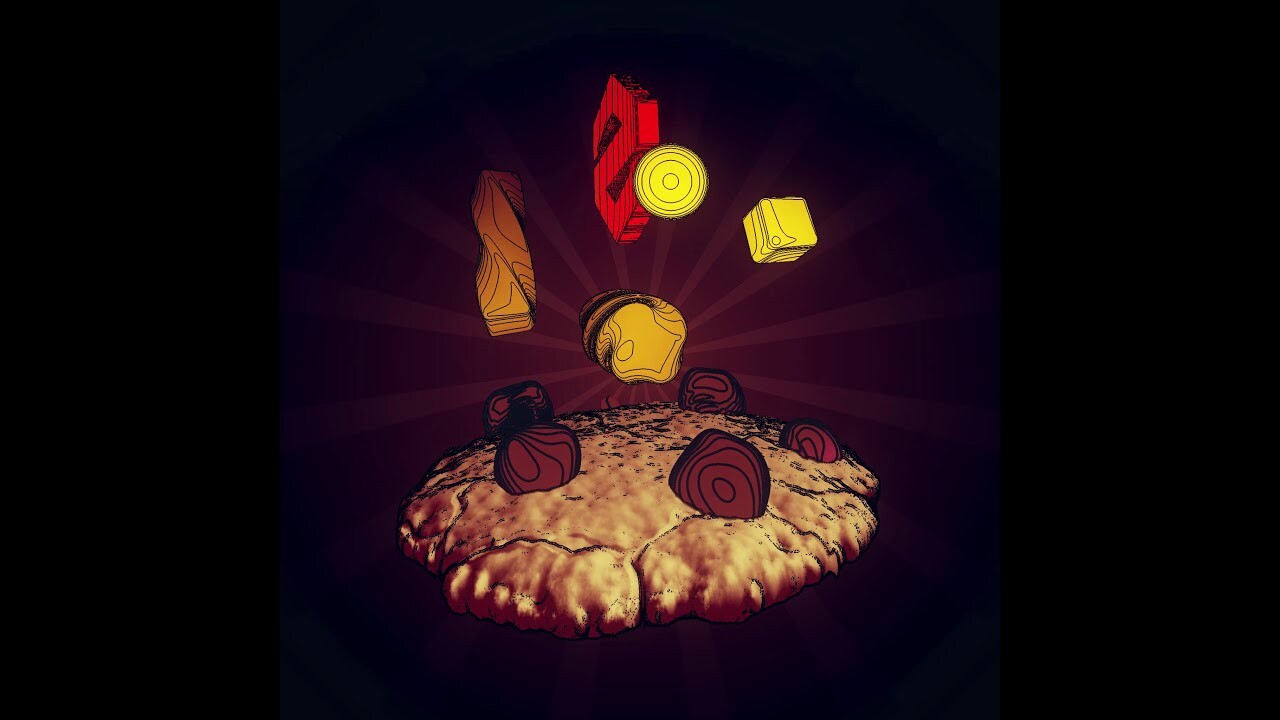 ArtStation - Nodevember Day 1 | 3D Cookie. 100% Substance Designer