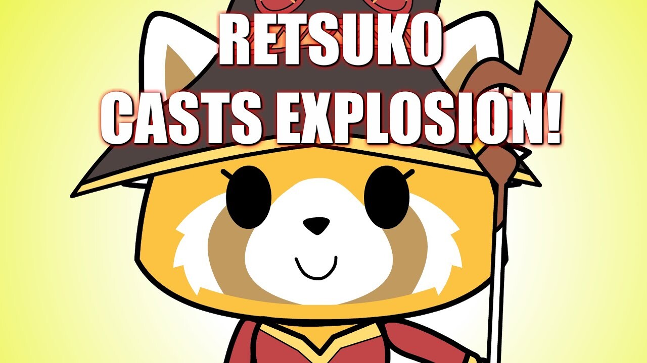 ArtStation - Retsuko Casts Explosion! - Aggretsuko Halloween Fan Animation