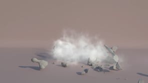 ArtStation - Smoke & Destruction simulation