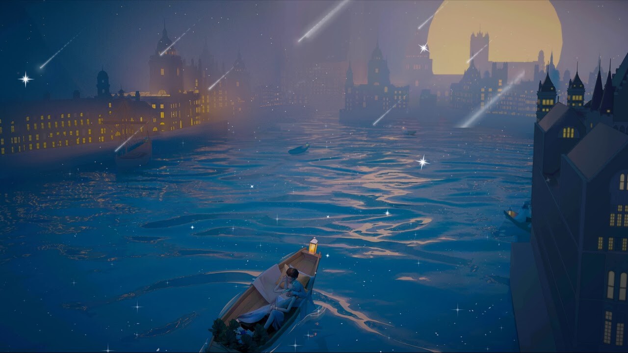 ArtStation - City of water (with effect)