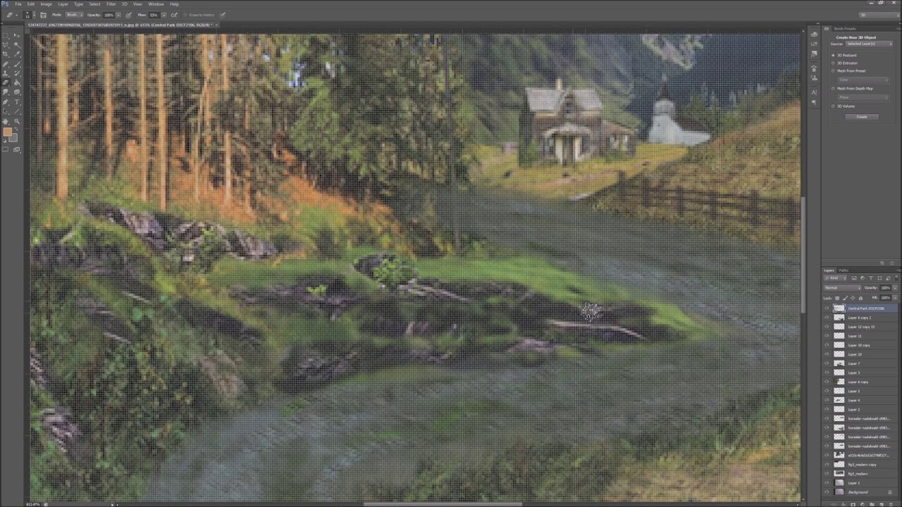 ArtStation - Conversion from simple pencil sketch to Photoshop environment