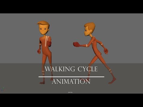 ArtStation - WAlking Cycle animation