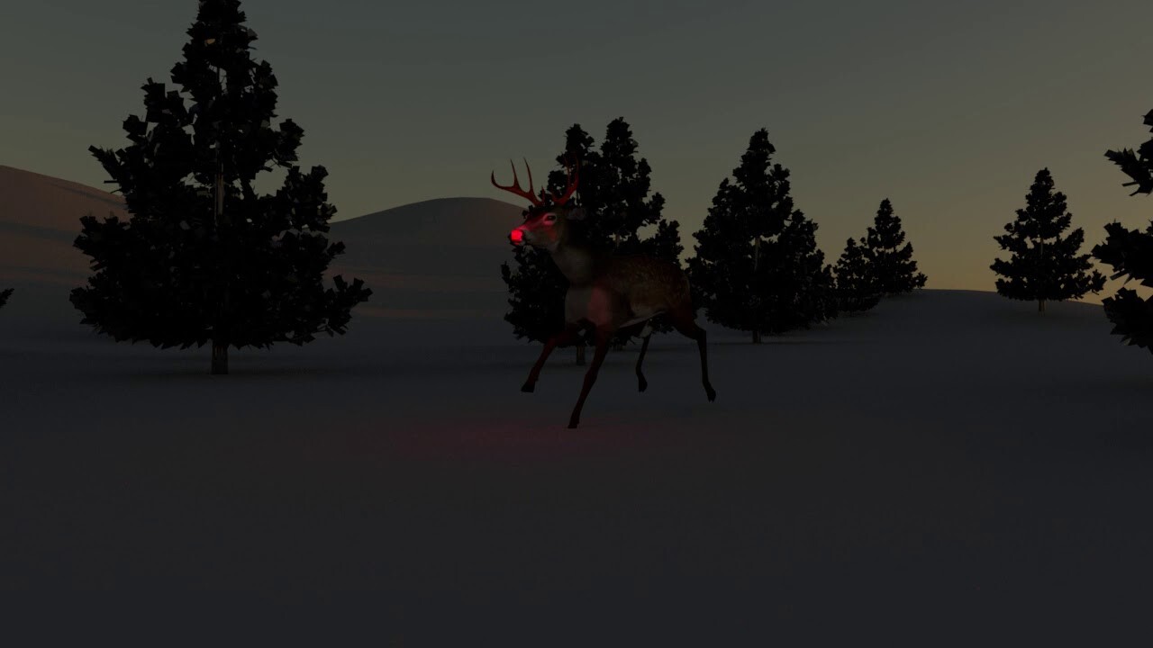 ArtStation - Reindeer Run cycle