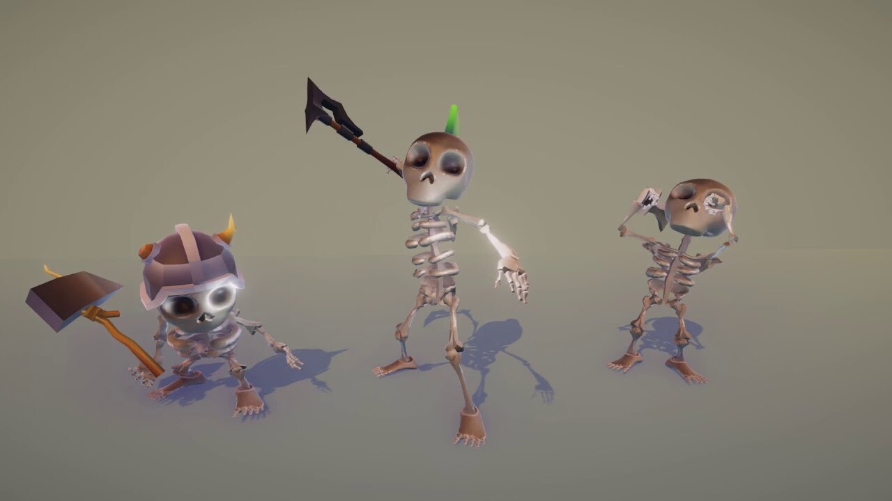 ArtStation - Skeleton Enemy Soldier - Downloadable