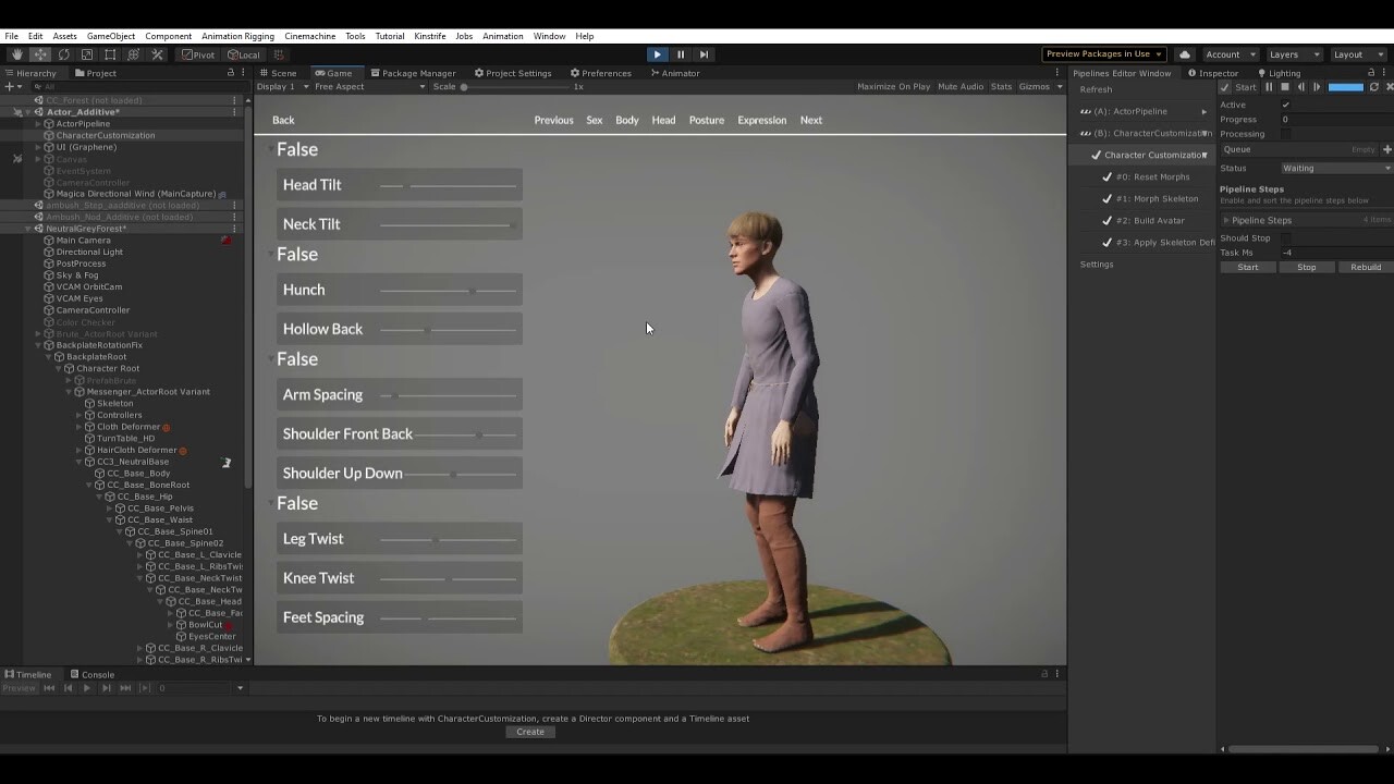 ArtStation - Character Posture Adjustment in Realtime