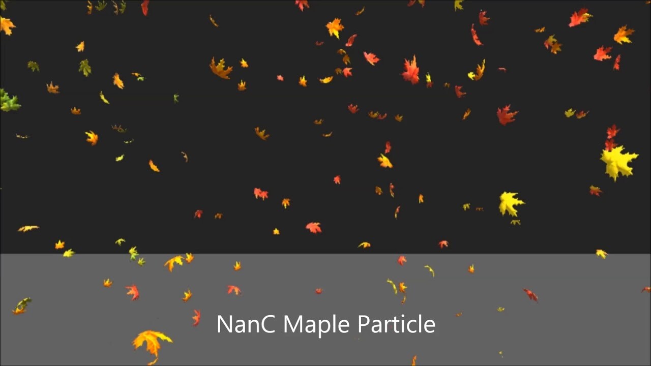 ArtStation - Maple Leaf Particle