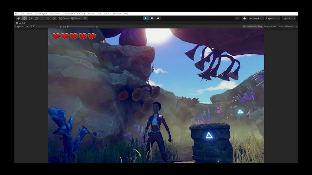 ArtStation - Game Level Design( Alien Planet)