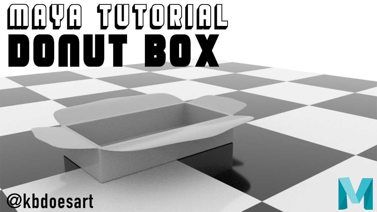 ArtStation - Donut Box Maya Tutorial