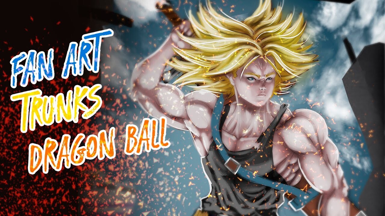 ArtStation - fan art - Trunks - Dragon ball